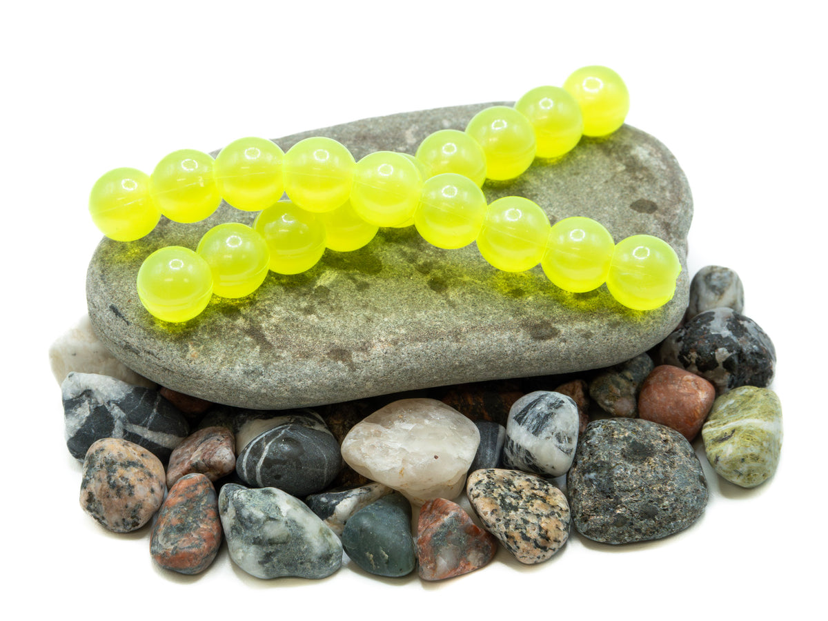 Ghost Pearl Ultra Chartreuse Soft Beads | Steelhead UV Soft Bead ...