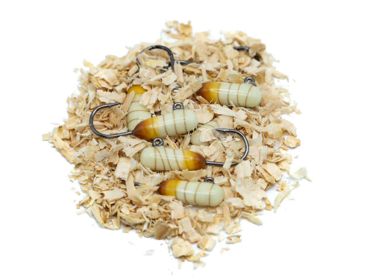 Glow Waxworm Jig — Death Roe Soft Beads