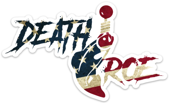 Death Roe Rustic Flag Decal | Fishing Decal | Death Roe Accessories ...